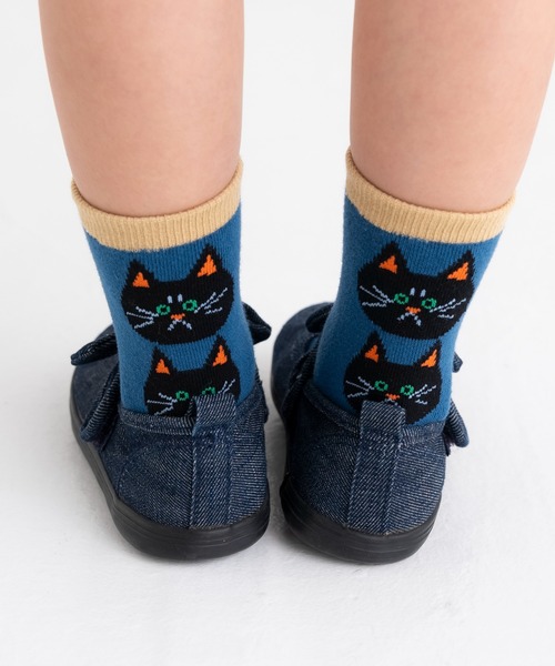 stample（スタンプル） 靴下 クロネコだいすき ショートソックス 「3足組」 キッズ 子供 男の子 女の子 : ZOZOTOWN Yahoo!店 - 通販 - Yahoo!ショッピング