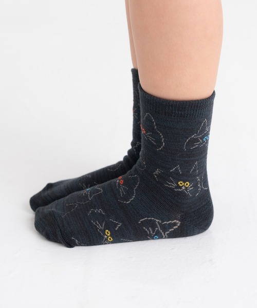 stample（スタンプル） 靴下 クロネコだいすき ショートソックス 「3足組」 キッズ 子供 男の子 女の子 : ZOZOTOWN Yahoo!店 - 通販 - Yahoo!ショッピング