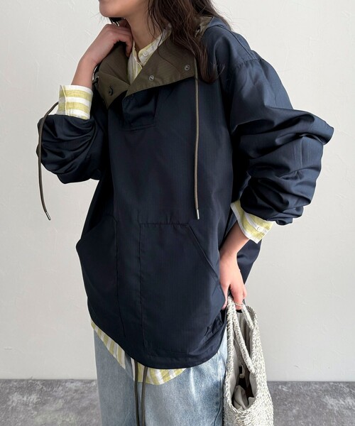 TAION マウンテンパーカー ウインドブレーカー 「TAION/タイオン」MILITARY REVERSIBLE ANORAK PARKA レディース : ZOZOTOWN Yahoo!店 ...