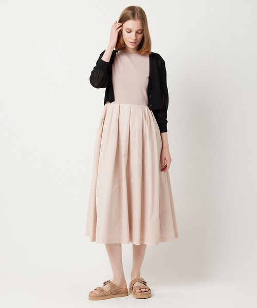 Yahoo!オークション - 「TOCCA」 7分袖ニットカーディガン SMALL ピン...