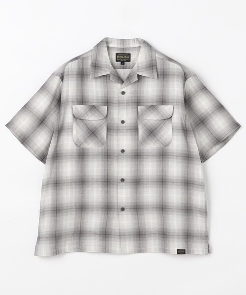 PENDLETON シャツ PENDLETON/ペンドルトン Open Collar Short Sleeve Shirt/オープンカラー ショートスリーブシャツ メンズ : ZOZOTOWN ...
