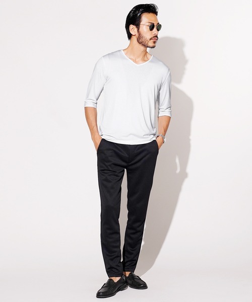 tシャツ Tシャツ ストレッチ Vネック無地五分袖Tシャツ メンズ :67435889:ZOZOTOWN Yahoo!店 - 通販 - Yahoo!ショッピング