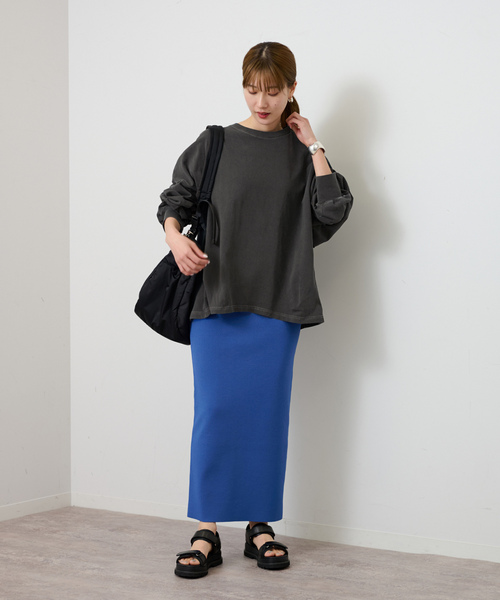 FRAMeWORK 「FRAMeWORK」 「MEAN MACHINE AGE」長袖カットソー FREE チャコールグレー レディース : ZOZOTOWN Yahoo!店 - 通販 ...