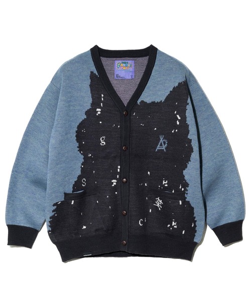 go slow caravan（ゴースローキャラバン） カーディガン 笑う柴犬