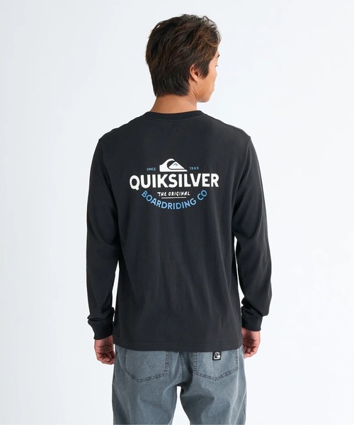 Quiksilver tシャツ TYPED OUT LT /クイックシルバーバックプリント長袖ロンT メンズ レディース : ZOZOTOWN ...