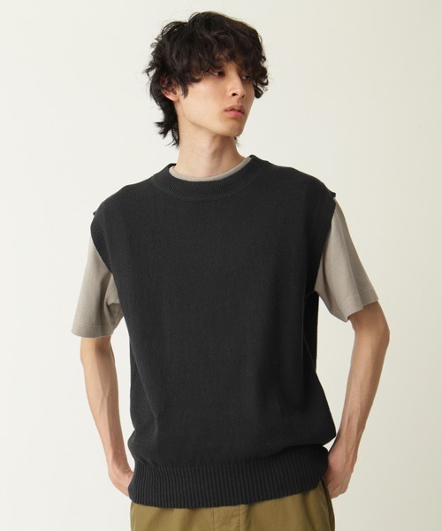 Yahoo!オークション - 「MHL.」 ノースリーブニット MEDIUM グリーン ...