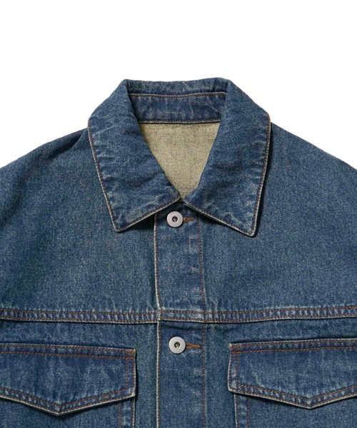 Yahoo!オークション - 「JUNRED」 デニムジャケット L ブラウン メンズ