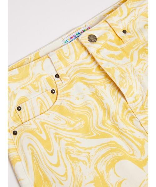GUESS（ゲス） デニムスカート GUESS Originals x J Balvin AOP Denim Skirt デニムスカート ...