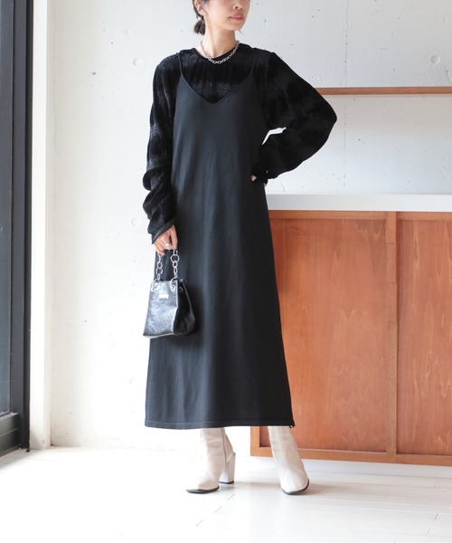 SETUP7 ワンピース 「SETUP7」Vネックリラックスキャミロング丈ワンピース KNF037 : ZOZOTOWN Yahoo!店 - 通販 - Yahoo!ショッピング