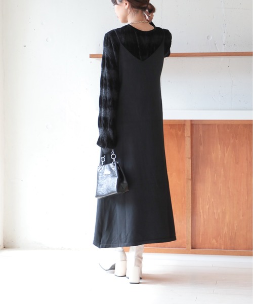 SETUP7 ワンピース 「SETUP7」Vネックリラックスキャミロング丈ワンピース KNF037 : ZOZOTOWN Yahoo!店 - 通販 - Yahoo!ショッピング