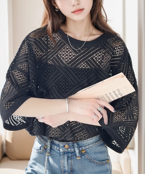 classicalelf 「classicalelf」 7分袖ブラウス X-LARGE チャコールグレー レディース : ZOZOTOWN Yahoo!店 - 通販 - Yahoo!ショッピング