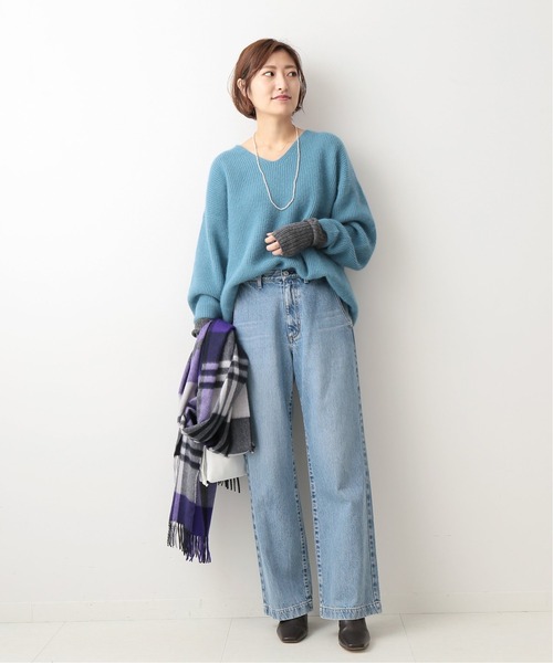 Yahoo!オークション - 「IENA」 Vネックニット - ベージュ レディース