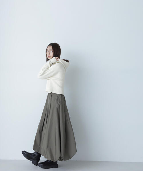 NATURAL BEAUTY BASIC 「NATURAL BASIC」 フレアスカート SMALL カーキ レディース : ZOZOTOWN Yahoo!店 - 通販 - Yahoo!ショッピング