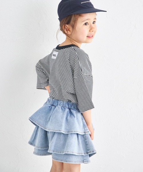 pairmanon tシャツ ビックシルエット バックタグ付き 細ボーダー 半袖Tシャツ キッズ 子供服 男の子 女の子 : ZOZOTOWN Yahoo!店 - 通販 - Yahoo!ショッピング
