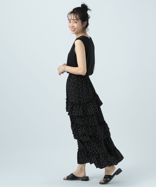 Yahoo!オークション - 「BAYFLOW」 フリルスカート MEDIUM オフホワイ...