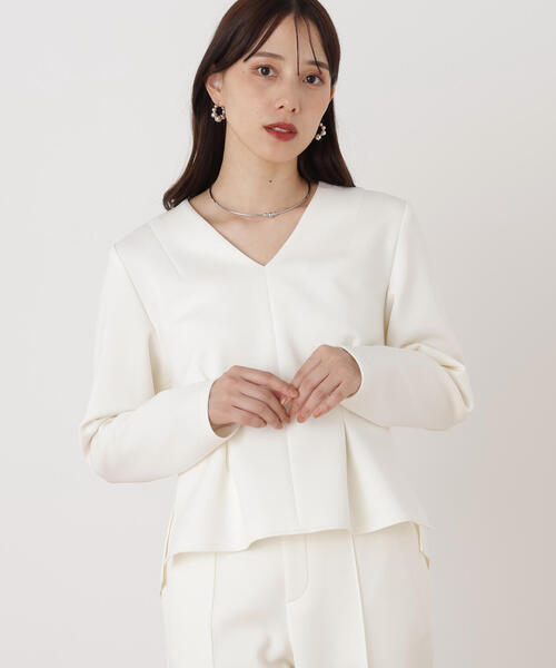 ピンキー＆ダイアン（PINKY&DIANNE）/◆タックフレアダンボールブラウス PINKY&DIANNE（ピンキー アンド ダイアン） ブラウス シャツ タック