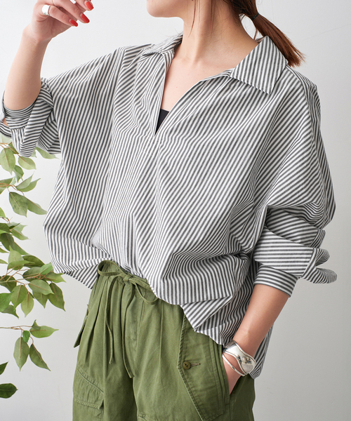 Spick＆Span ブラウス シャツ TICCA / ティッカ 別注ハーブスキッパーシャツ レディース : ZOZOTOWN Yahoo!店 - 通販 - Yahoo!ショッピング