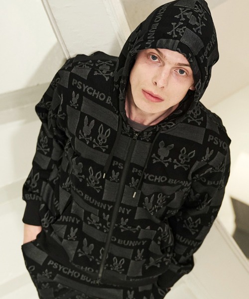 Psycho Bunny（サイコバニー） パーカー ジャガードセットアップ ジップパーカ メンズ : ZOZOTOWN Yahoo!店 - 通販 - Yahoo!ショッピング