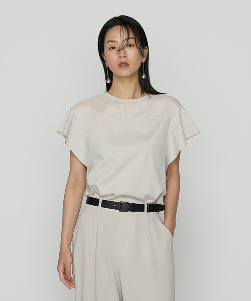 COMME CA（コムサ） tシャツ ドライカラミ/クリアスムース プル