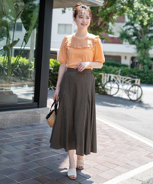 Feroux tシャツ 「接触冷感・UVケア」カットワークパフスリーブ Tシャツ レディース : ZOZOTOWN Yahoo!店 - 通販 - Yahoo!ショッピング