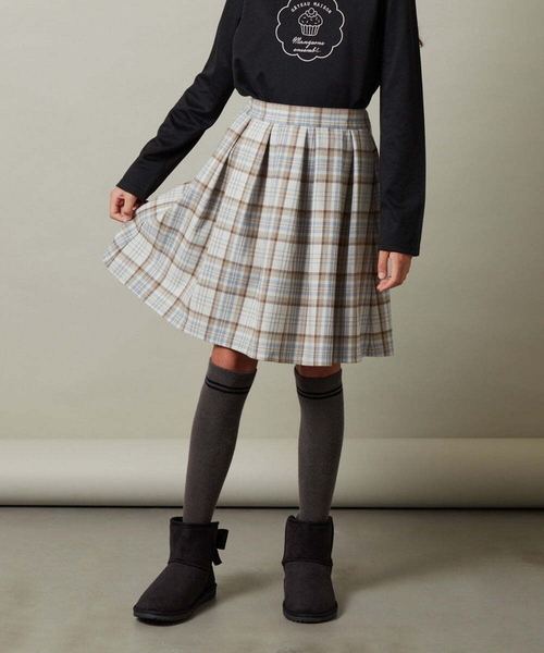 スカート [110-130]タックフレアスカート :77289895:ZOZOTOWN Yahoo!店 - 通販 - Yahoo!ショッピング