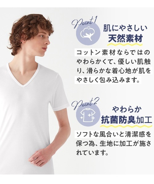 GUNZE インナーシャツ 肌着 BASIC/グンゼベーシック VネックTシャツ 3枚組 メンズ : ZOZOTOWN Yahoo!店 - 通販 - Yahoo!ショッピング