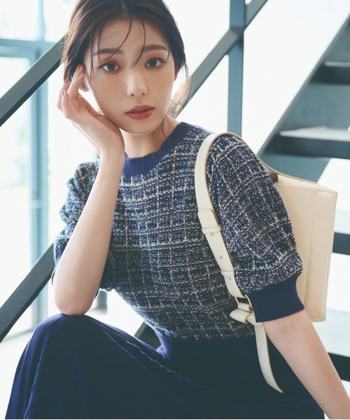 NATURAL BEAUTY BASIC 「NATURAL BASIC」 ニットワンピース MEDIUM ブルー系その他6 レディース : ZOZOTOWN Yahoo!店 - 通販 ...