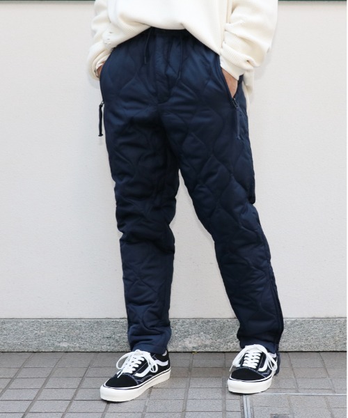パンツ TAION/タイオン MILITARY “ZIP SLIT”PARACHUTE DOWN PANTS ミリタリー ジップスリット ダウンパンツ : 78080896 ...