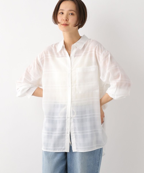 LEPSIM ブラウス シャツ シアーチェックシャツ 111925 レディース : ZOZOTOWN Yahoo!店 - 通販 - Yahoo ...