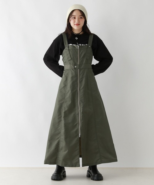 RAGEBLUE（レイジブルー） ジャンパースカート Wジップ/ミリタリーナイロンジャンスカ : ZOZOTOWN Yahoo!店 - 通販 - Yahoo!ショッピング