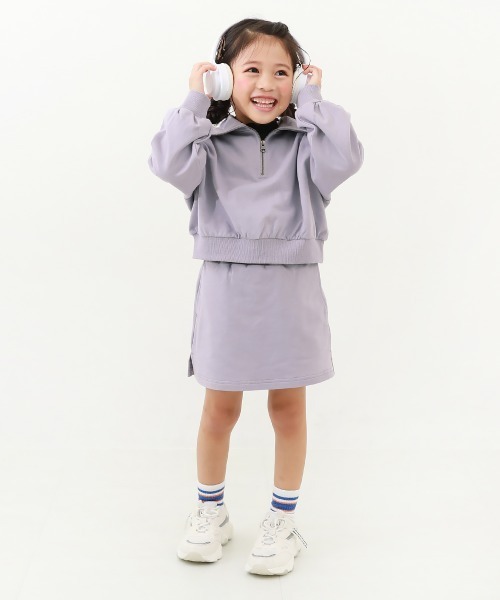 devirock セットアップ 「セットアップ」ハーフジップトップス＆スカート(インパンツ付き) キッズ : ZOZOTOWN Yahoo!店 - 通販 - Yahoo!ショッピング