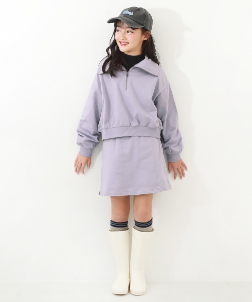 devirock セットアップ 「セットアップ」ハーフジップトップス＆スカート(インパンツ付き) キッズ : ZOZOTOWN Yahoo!店 - 通販 - Yahoo!ショッピング