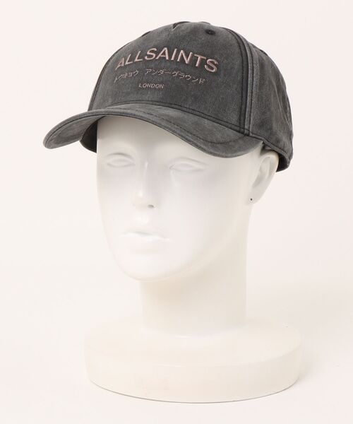 ALLSAINTS キャップ 帽子 UNDERGROUND LOGO PRINT BASEBALL CAP | アンダーグラウンド ロゴ プリント ベースボール : ZOZOTOWN ...
