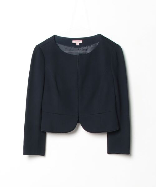 TOCCA 「TOCCA」 ノーカラージャケット 0 ネイビー レディース : ZOZOTOWN Yahoo!店 - 通販 - Yahoo!ショッピング