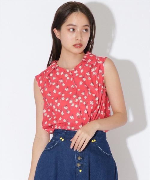 Yahoo!オークション - 「REDYAZEL」 ノースリーブブラウス SMALL ネイ...