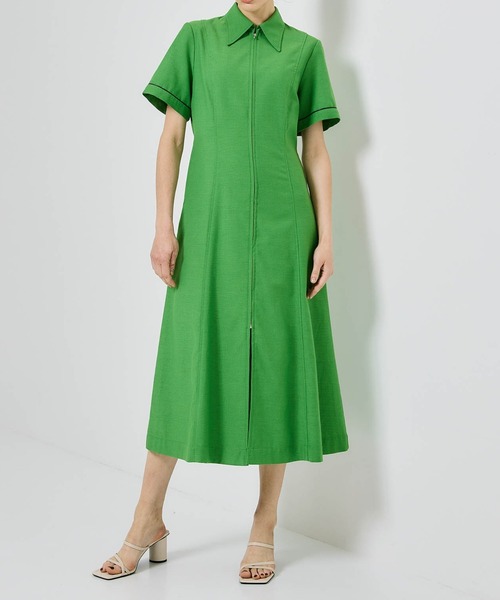 STUDIOUS 「STUDIOUS」 シャツワンピース 2 グリーン レディース : ZOZOTOWN Yahoo!店 - 通販 - Yahoo!ショッピング