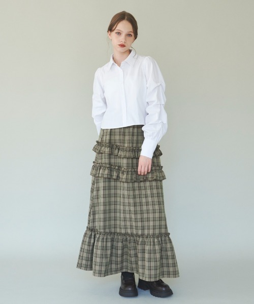 Yahoo!オークション - 「idem」 長袖シャツ FREE グレー レディース