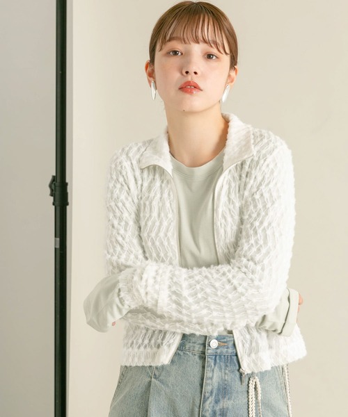 KBF（ケービーエフ） tシャツ フロントZIPフェザーロングTEE レディース : ZOZOTOWN Yahoo!店 - 通販 - Yahoo!ショッピング