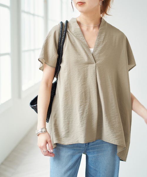 Spick＆Span ブラウス シャツ 「一部店舗+WEB限定」スキッパーブラウス レディース : ZOZOTOWN Yahoo!店 - 通販 - Yahoo!ショッピング