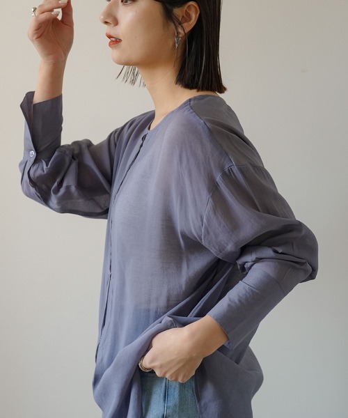 シャツ ブラウス 2WAYタックシアーシャツ :55569902:ZOZOTOWN Yahoo!店 - 通販 - Yahoo!ショッピング