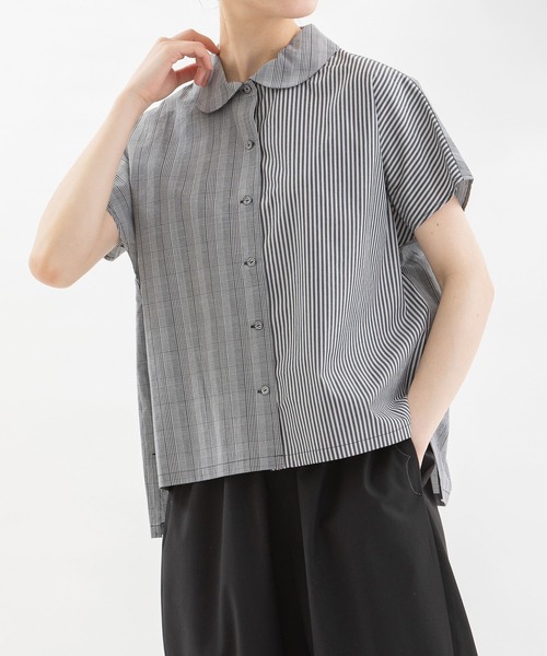 nop de nod ブラウス シャツ misc rondeフレンチスリーブブラウス レディース : ZOZOTOWN Yahoo!店 - 通販 - Yahoo!ショッピング