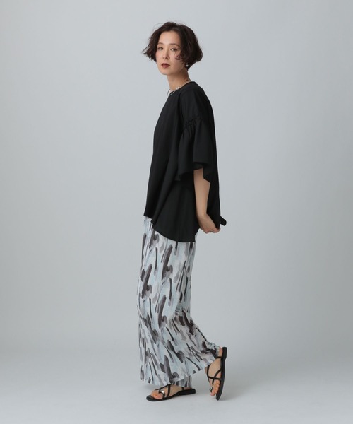 LEPSIM tシャツ 異素材フリルチュニック 242848 レディース : ZOZOTOWN Yahoo!店 - 通販 - Yahoo!ショッピング