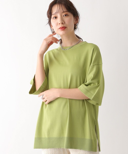 ニット 14ゲージ5分袖クルーネック 987572 :82227903:ZOZOTOWN Yahoo!店 - 通販 - Yahoo!ショッピング