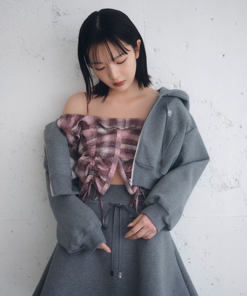 Yahoo!オークション - 「SNIDEL」 セットアップ FREE グレー レディー...