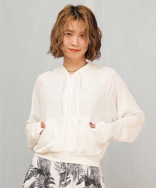 Beach Queen ラッシュガード Queen/ビーチクイーン ラッシュ UVケアラッシュガード 水陸両用 ショート丈 ドルマン 403860 レディース : ZOZOTOWN Yahoo ...