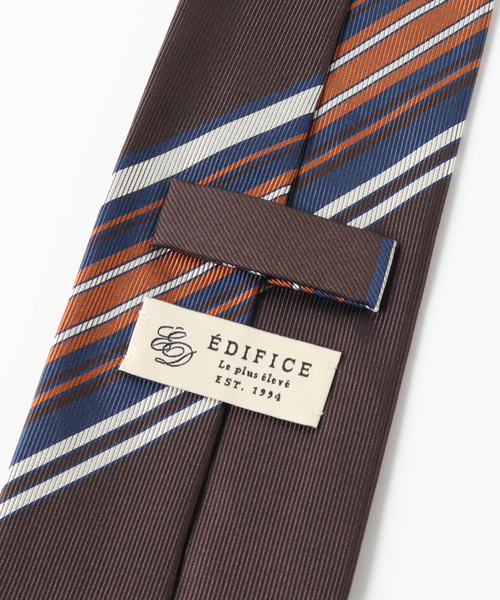 EDIFICE（エディフィス） ネクタイ PB レジメンタルマルチストライプ