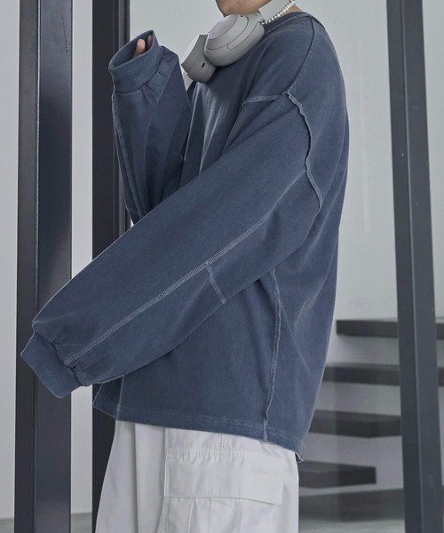 ADAMASTE 「ADAMASTE」 長袖Tシャツ SMALL ブルー メンズ : ZOZOTOWN Yahoo!店 - 通販 - Yahoo!ショッピング