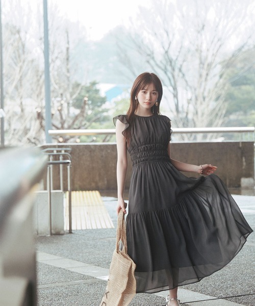 NATURAL BEAUTY BASIC 「NATURAL BASIC」 ノースリーブワンピース SMALL チャコールグレー レディース : ZOZOTOWN Yahoo!店 - 通販 ...