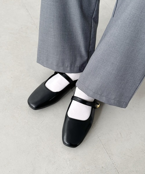 CLEA パンプス レトロストラップフラットミュール : ZOZOTOWN Yahoo!店 - 通販 - Yahoo!ショッピング