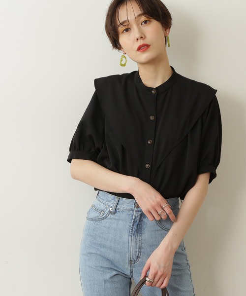 N.Natural Beauty Basic 「N.（N. Natural Basic）」 半袖ブラウス MEDIUM ブラック レディース : ZOZOTOWN Yahoo!店 - 通販 ...